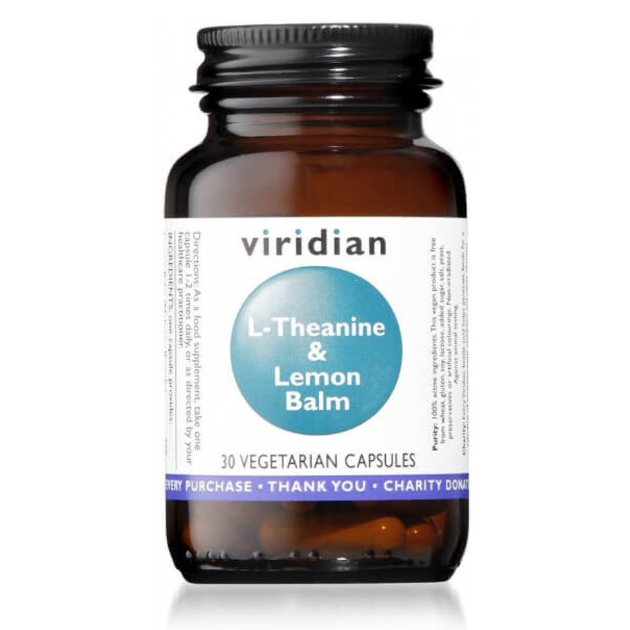 L-Theanine (200mg) og Lemon Balm, 90 hylki - Kvíði, slökun. – Mistur